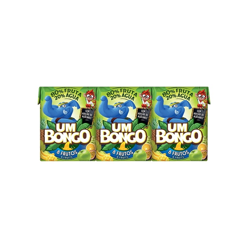 Sumo Bongo 8 Frutos 9X3 Tet 200Ml (27Un) - MercaChefe